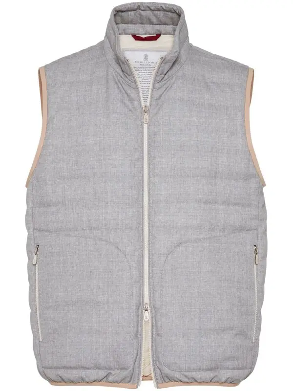 Brunello Cucinelli Virgin-wool Padded Gilet