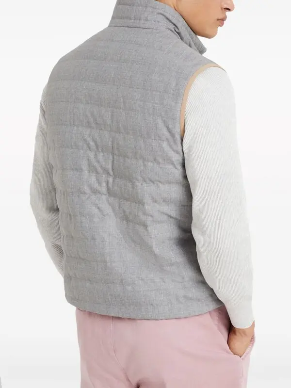 Brunello Cucinelli Virgin-wool Padded Gilet