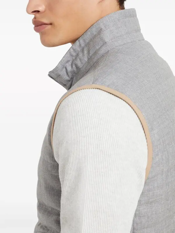 Brunello Cucinelli Virgin-wool Padded Gilet