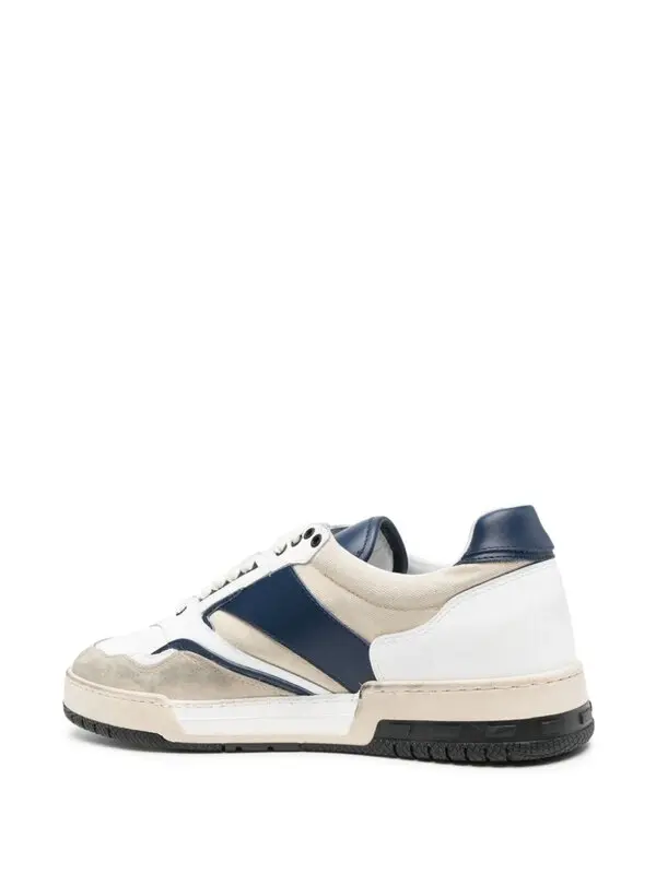 Rhude Racing Panelled Sneakers - White