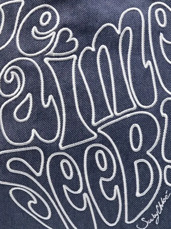 See By Chloé Je T'aime Denim Tote Bag