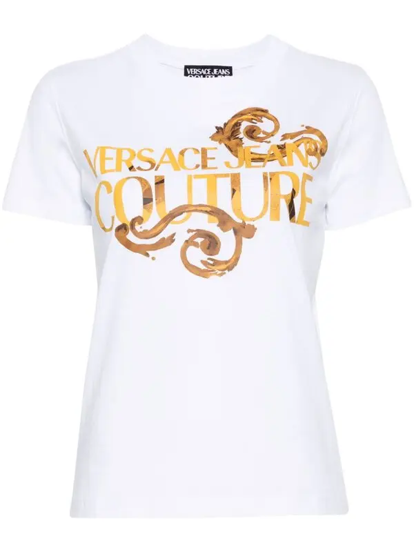 Versace Logo-print T-shirt - White