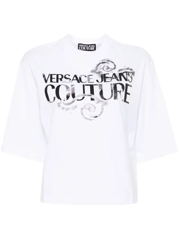 Versace Logo-print T-shirt - White