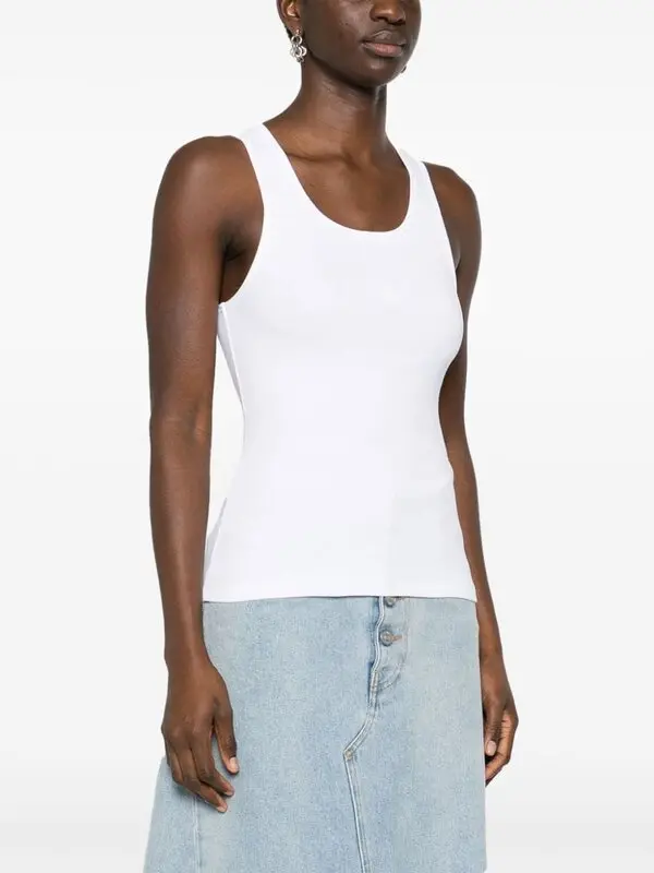 MAISON MARGIELA Numbers-motif Ribbed Tank Top