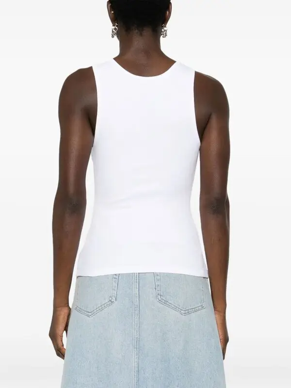 MAISON MARGIELA Numbers-motif Ribbed Tank Top