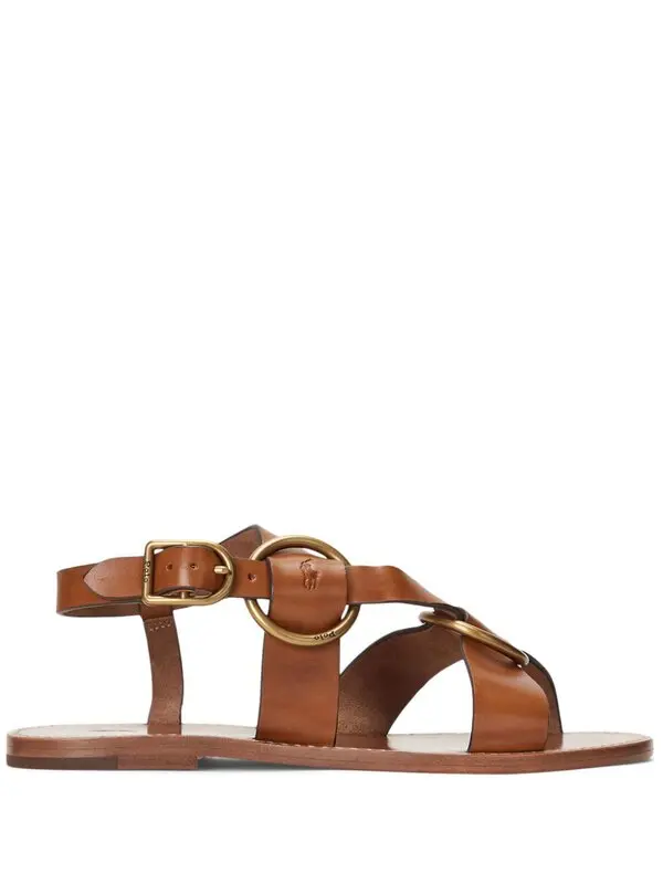Polo Ralph Lauren Leather Sandals - Brown