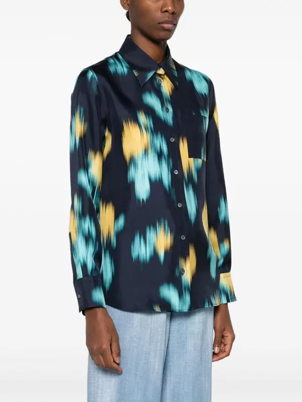 LANVIN Abstract-print Shirt