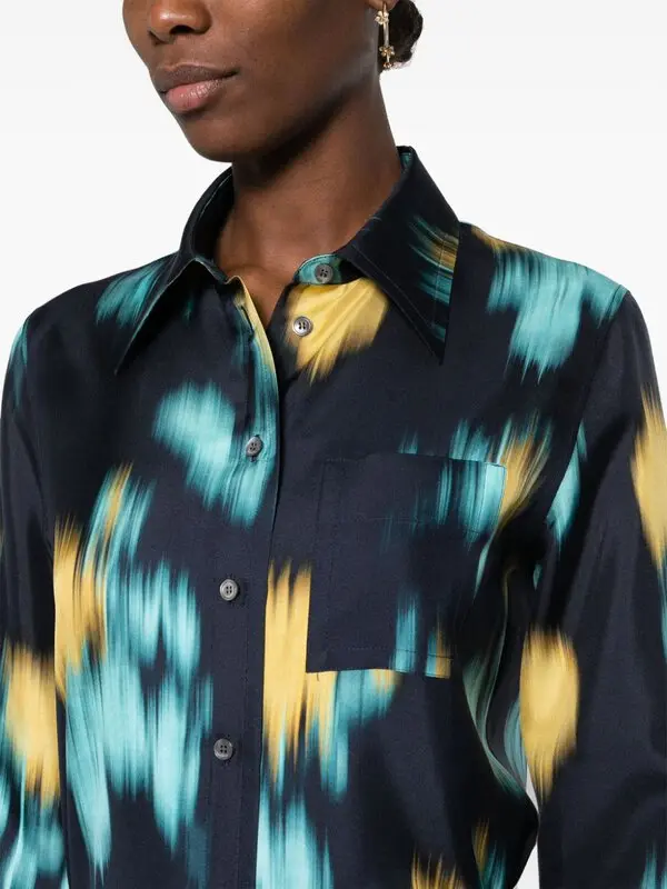 LANVIN Abstract-print Shirt