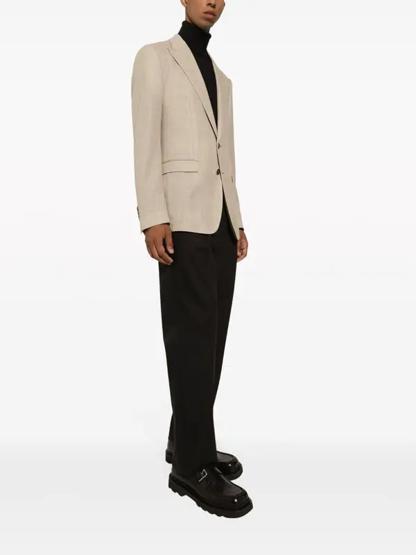 Dolce & Gabbana Taormina Single-breasted Blazer - Neutrals
