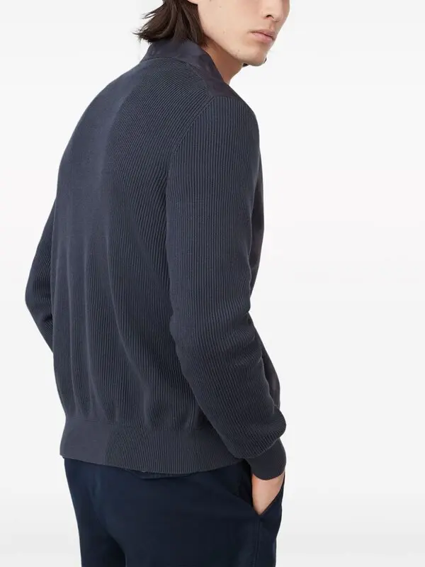 Brunello Cucinelli Suede And Knit Jacket