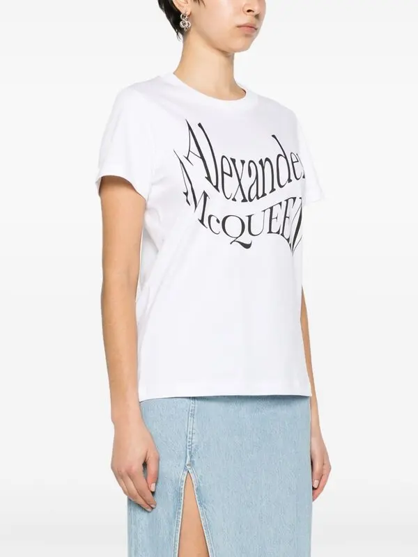 Alexander McQueen Logo-print Cotton T-shirt