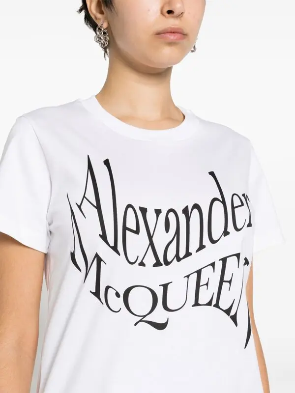 Alexander McQueen Logo-print Cotton T-shirt