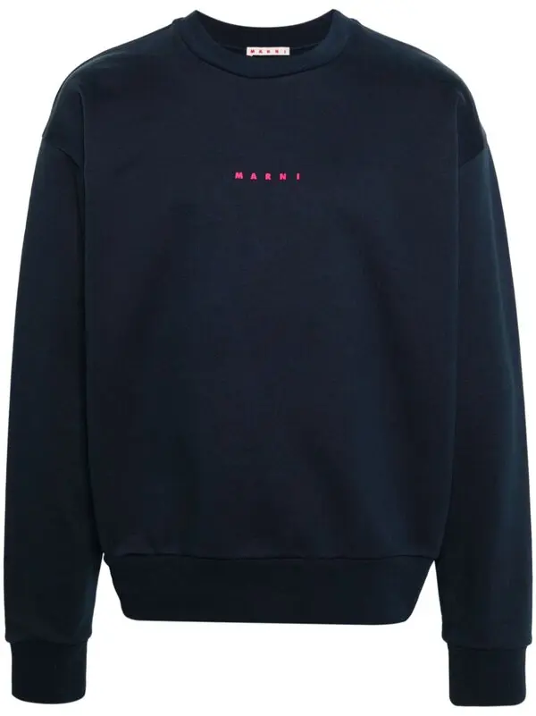 Marni Logo-print Cotton Sweatshirt