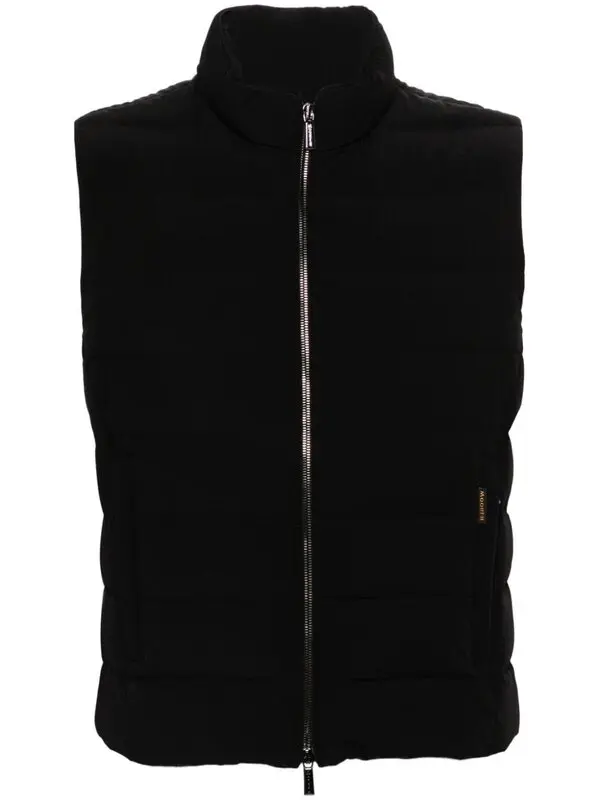 MOORER Oliver-kn Padded Gilet - Black