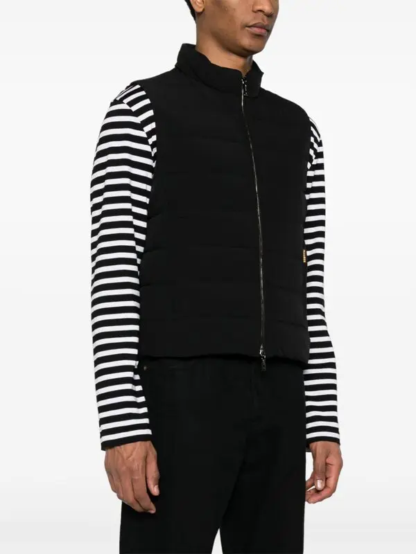 MOORER Oliver-kn Padded Gilet - Black