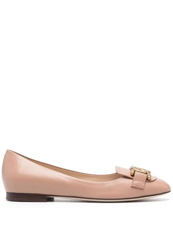 TOD'S Leather Ballerina Shoes