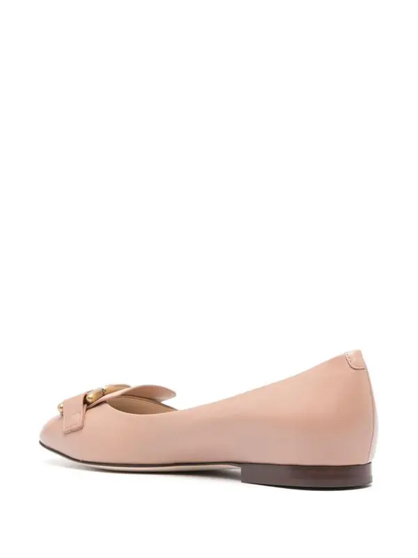 TOD'S Leather Ballerina Shoes