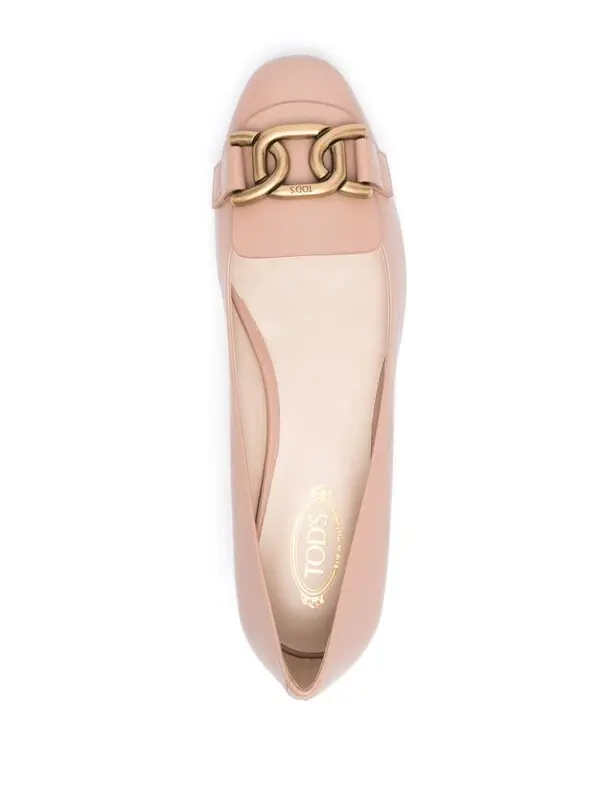 TOD'S Leather Ballerina Shoes