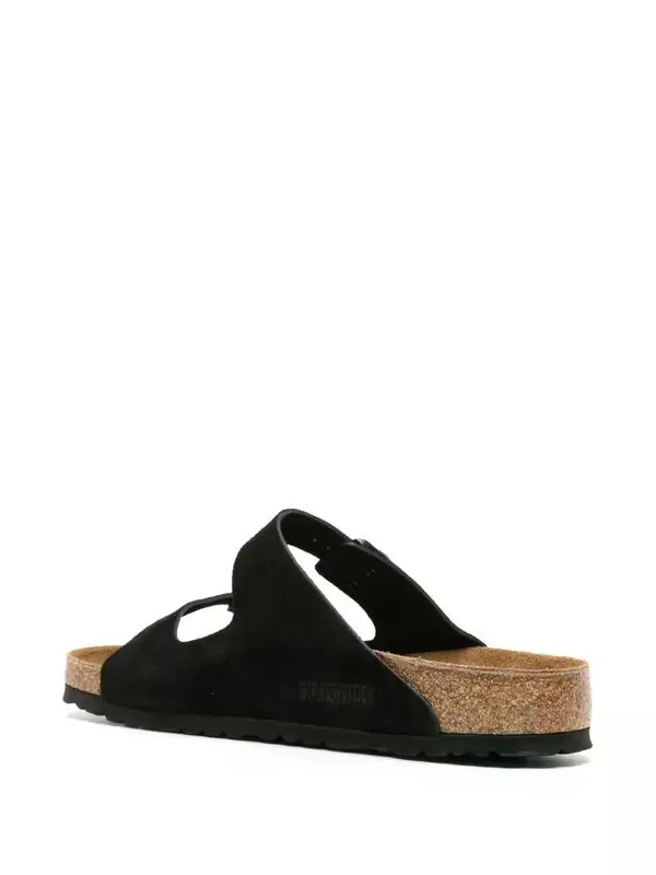 BIRKENSTOCK Arizona Suede Sandals - Black