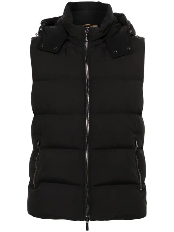 MOORER Fire-skt Padded Gilet - Black