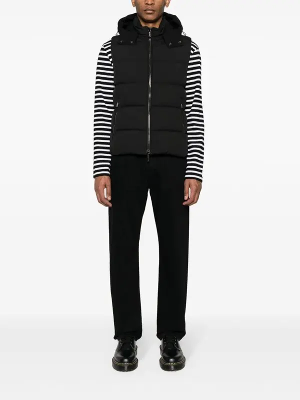 MOORER Fire-skt Padded Gilet - Black
