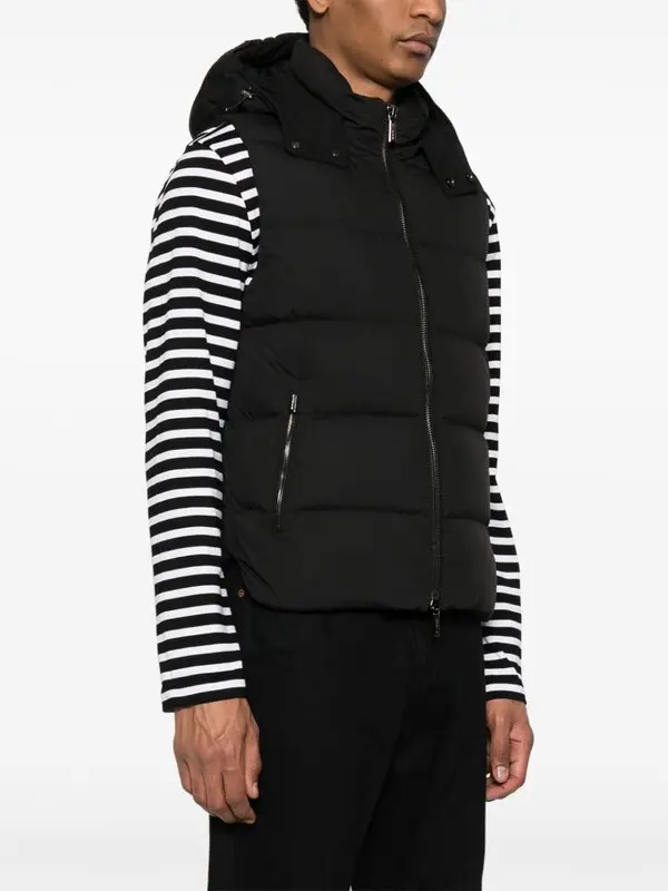 MOORER Fire-skt Padded Gilet - Black