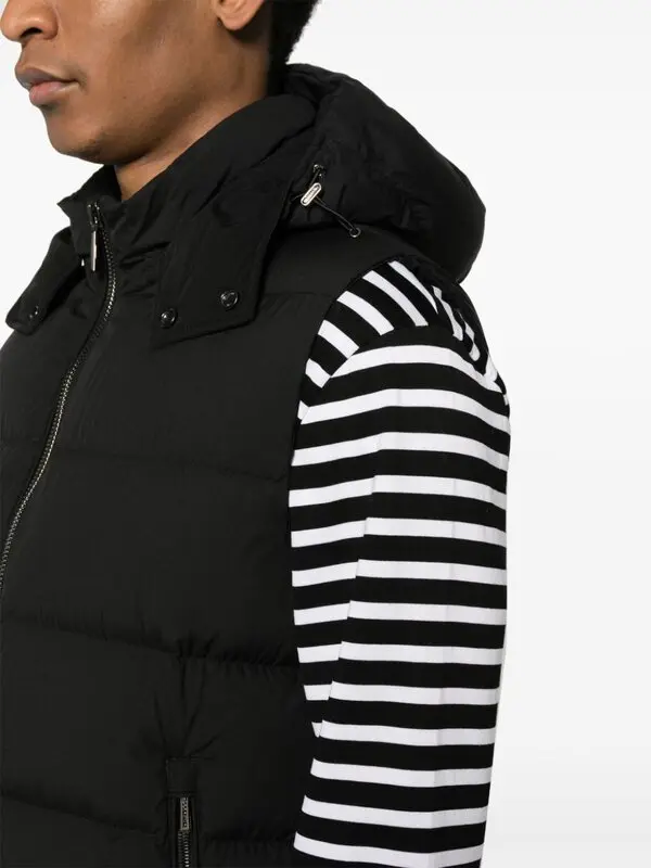 MOORER Fire-skt Padded Gilet - Black