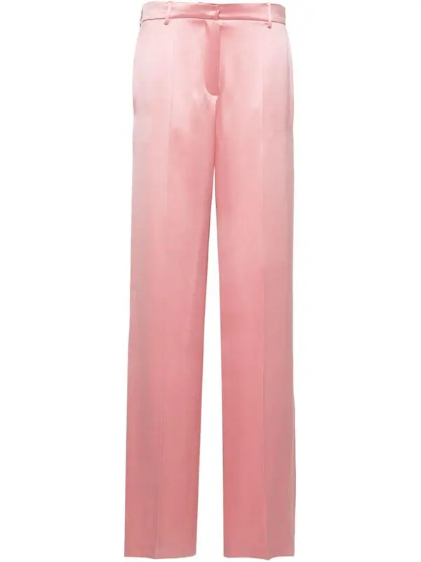 Magda Butrym High-waisted Wide-leg Trousers - Pink