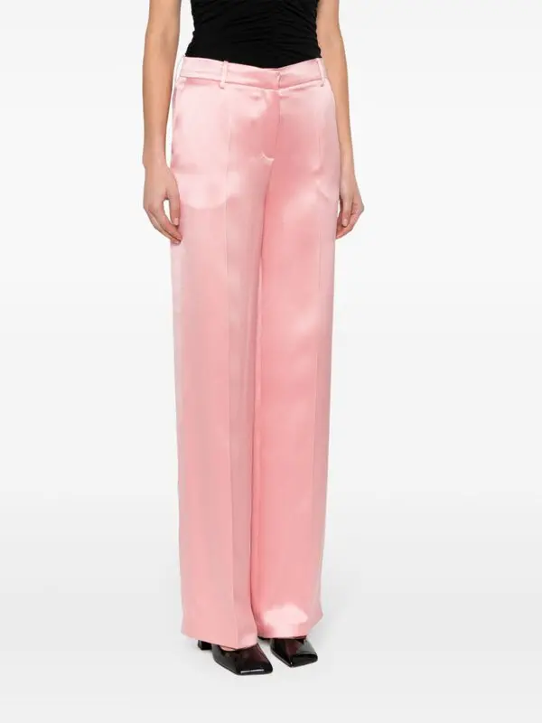 Magda Butrym High-waisted Wide-leg Trousers - Pink