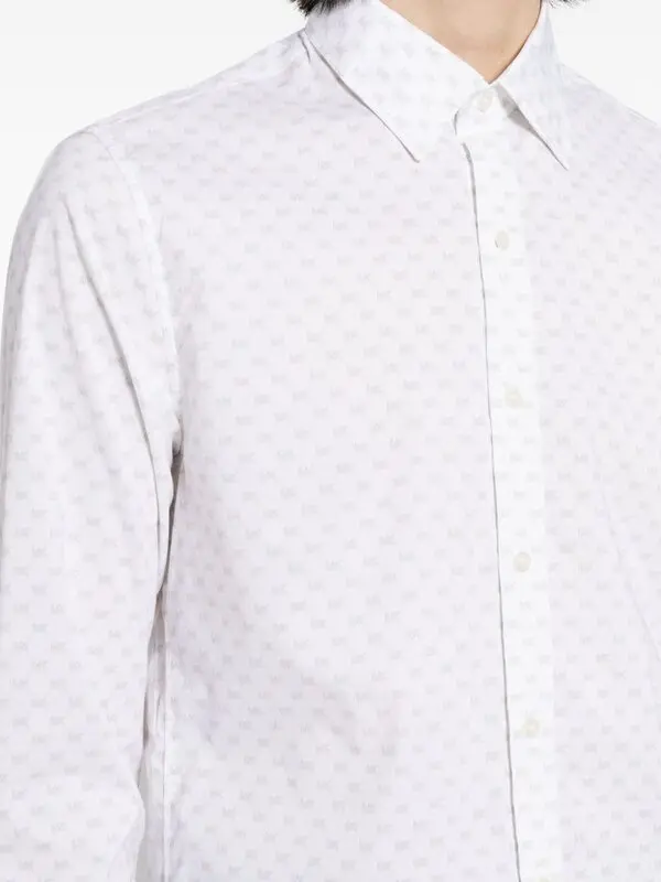 Michael Kors Logo-print Poplin Shirt