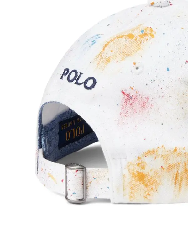 Polo Ralph Lauren Spray-paint Effect Cotton Cap