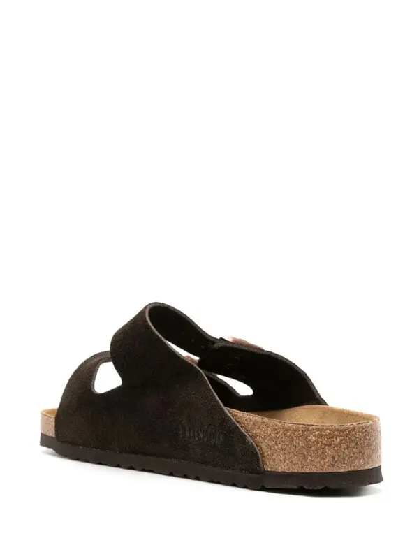 BIRKENSTOCK Arizona Suede Sandals - Brown