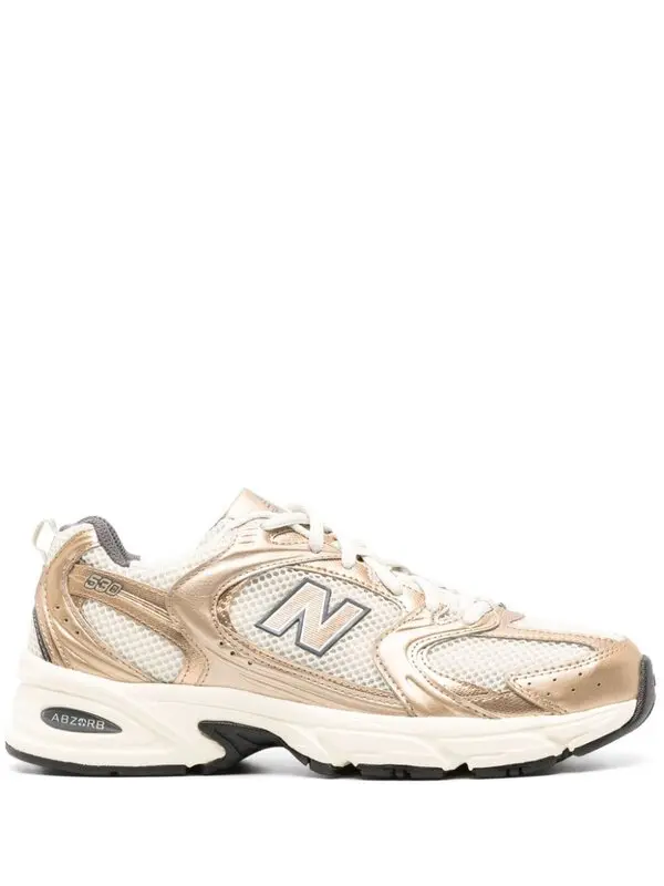 NEW BALANCE 530 Metallic Low-top Sneakers - Gold