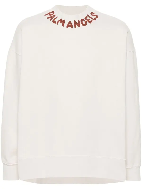 Palm Angels Logo-print Cotton Sweatshirt