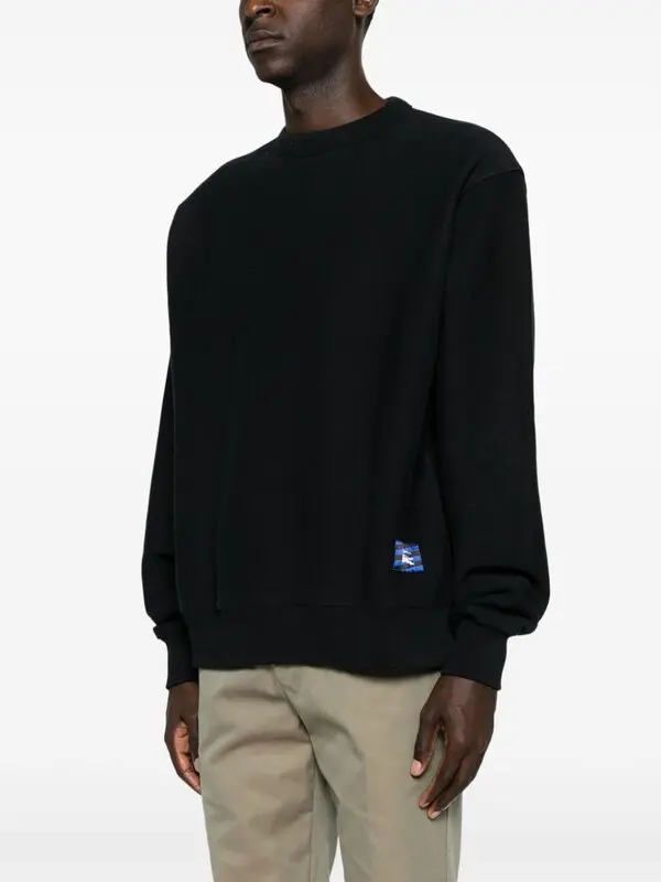 Burberry Ekd-patch Cotton Sweatshirt