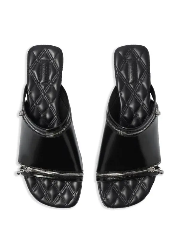Burberry Leather Flat Sandals