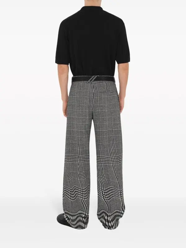 Burberry V-neck Wool Polo Shirt