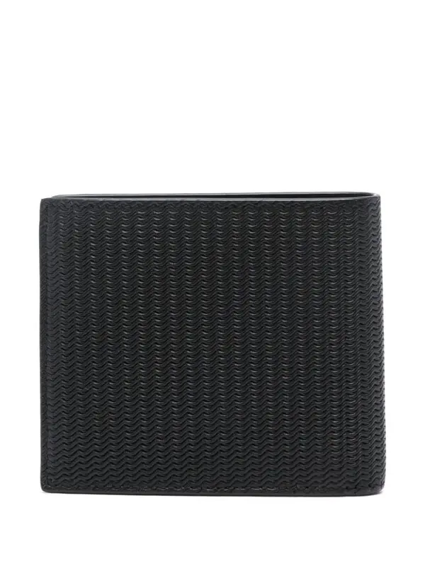 Giorgio Armani Wavy-embossed Bi-fold Wallet