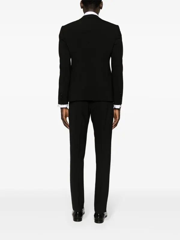 Emporio Armani Single-breasted Tailored Suit - Black