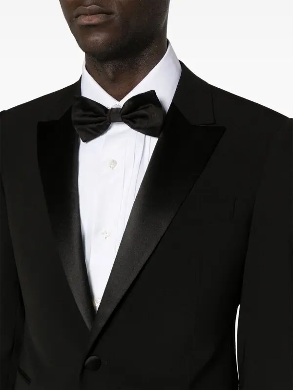 Emporio Armani Single-breasted Tailored Suit - Black