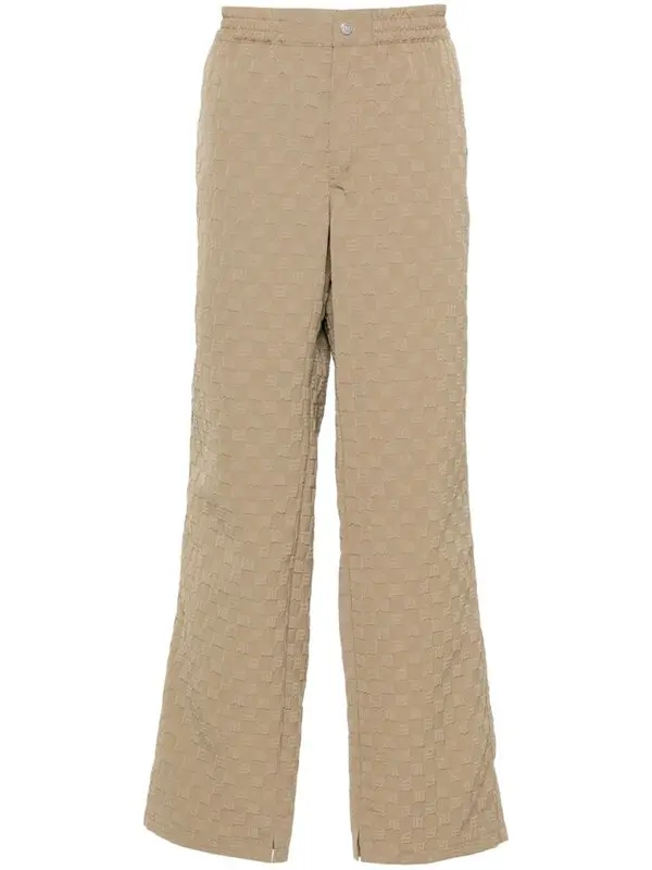 MISBHV Debossed Logo Straight-leg Trousers