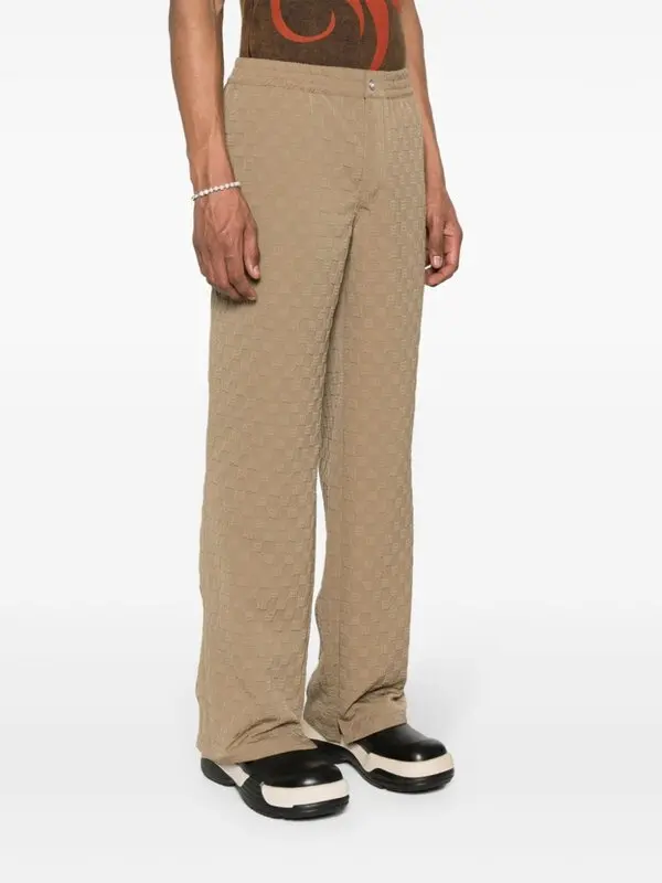 MISBHV Debossed Logo Straight-leg Trousers