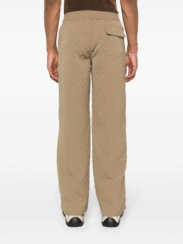 MISBHV Debossed Logo Straight-leg Trousers