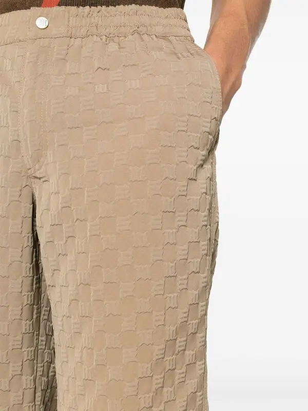 MISBHV Debossed Logo Straight-leg Trousers