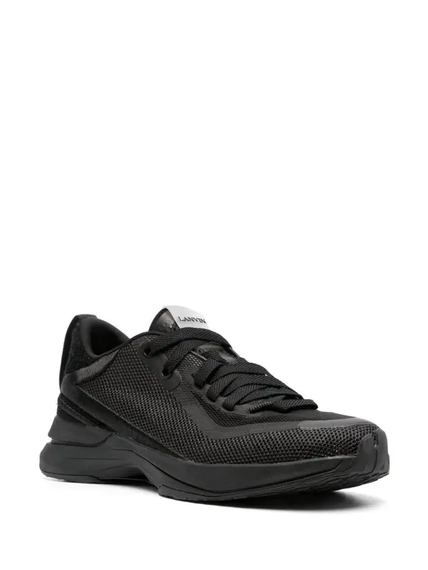 LANVIN Logo-detail Mesh Sneakers