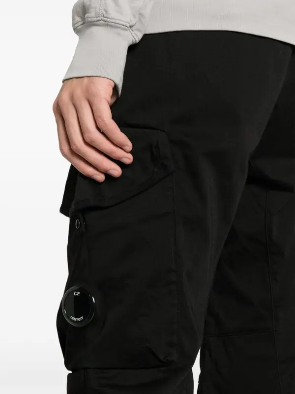 C.P. COMPANY Logo-appliqué Cargo Trousers