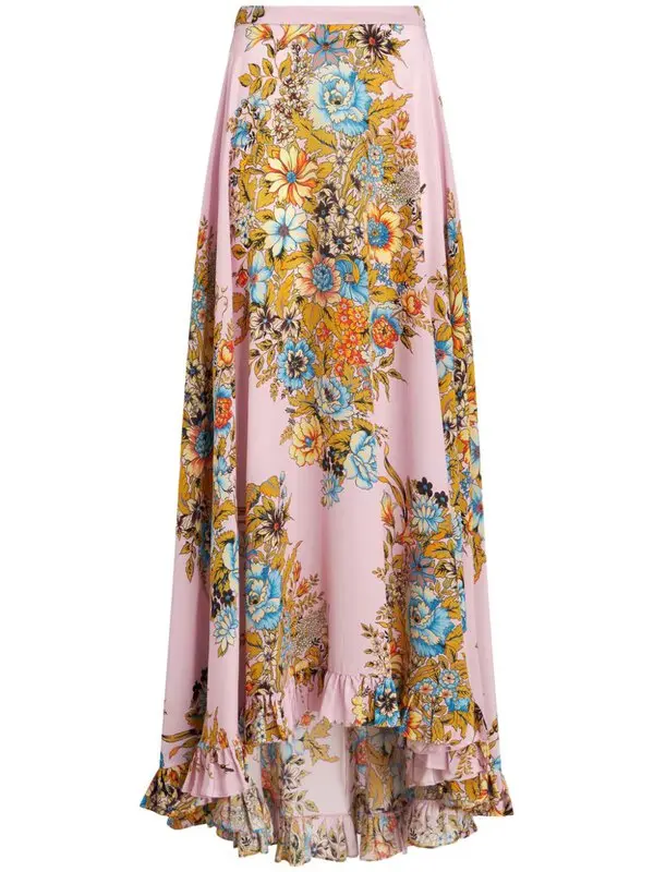 Etro Floral-print Maxi Skirt
