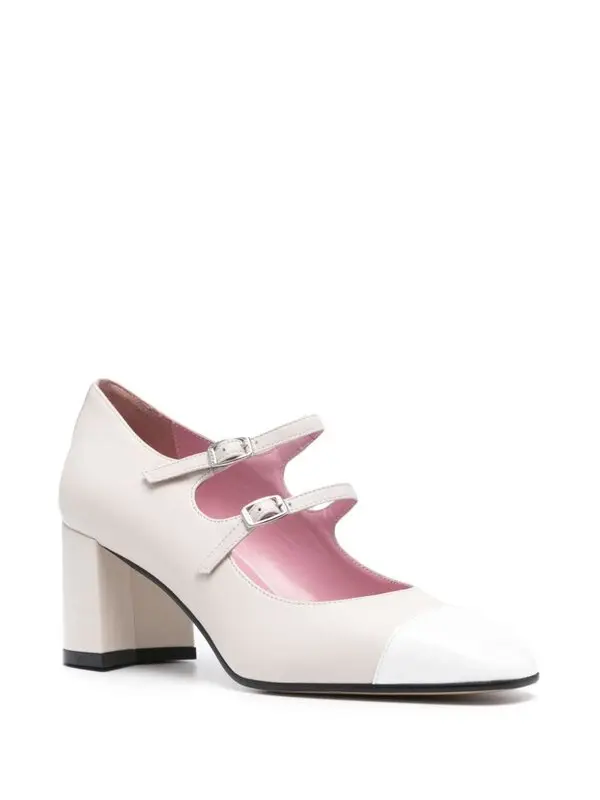 CAREL 70mm Leather Pumps