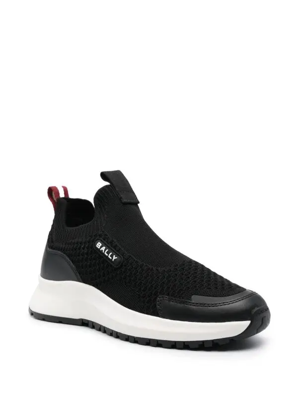 Bally Knitted Upper Slip-on Sneakers - Black