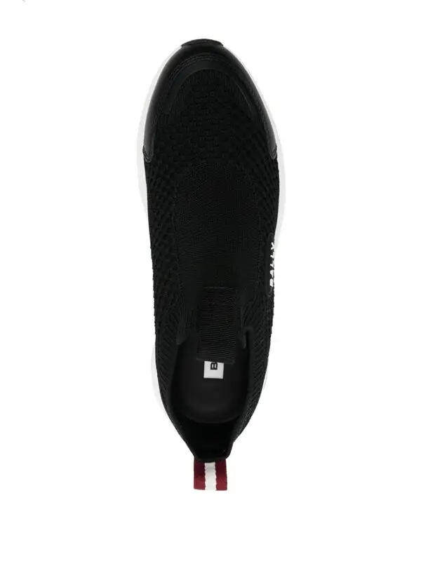 Bally Knitted Upper Slip-on Sneakers - Black